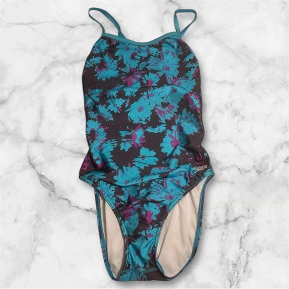 Speedo | Swim | Speedo Floral Flyback One Piece Swimsuit 2 | Poshmark